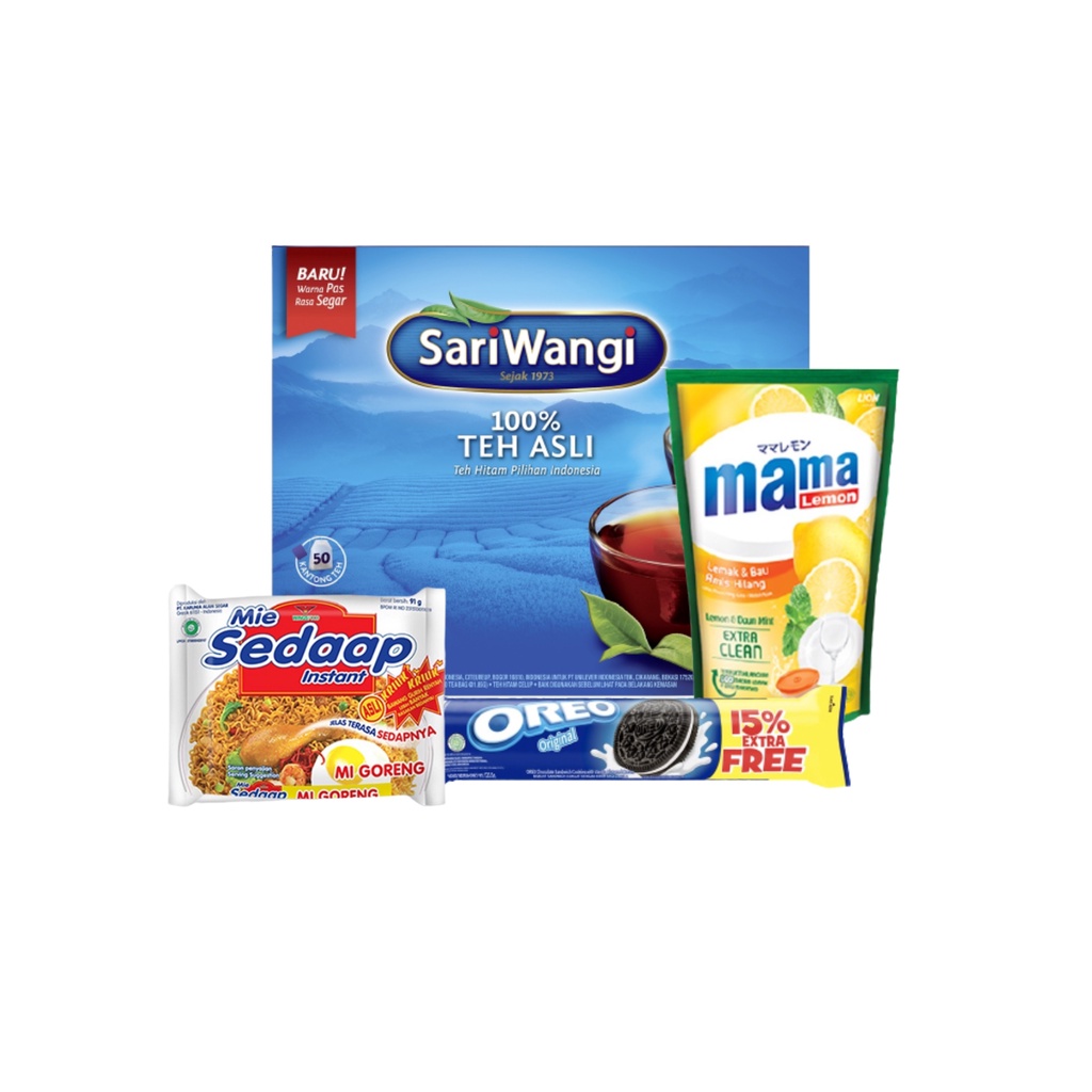Jual Mama Lemon & Daun Mint 680 ml + Mie Sedaap Goreng 3 x 90gr ...