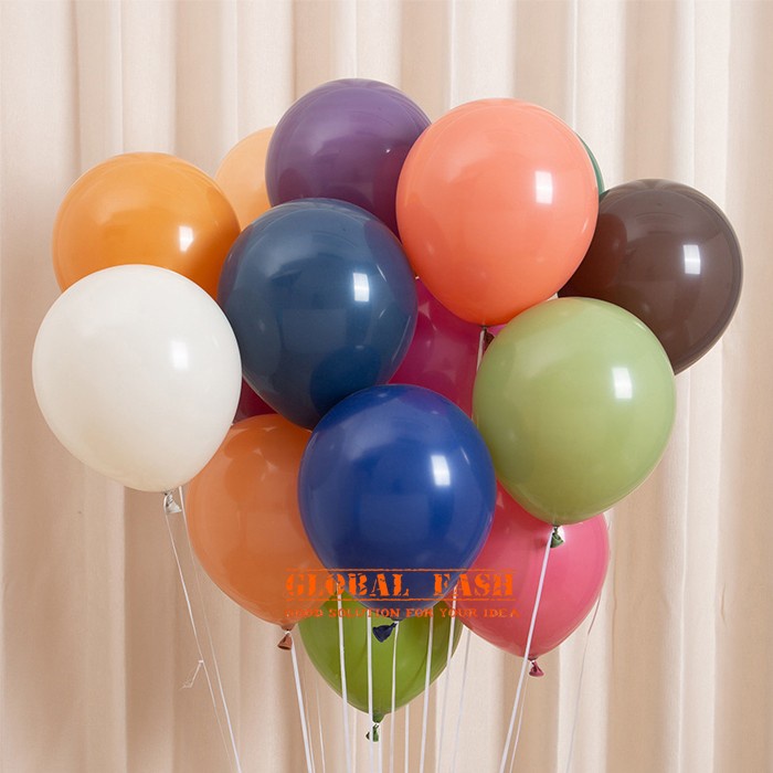 Jual Balon latex retro 12 inch PER PAK / balon retro vintage Grosir isi ...