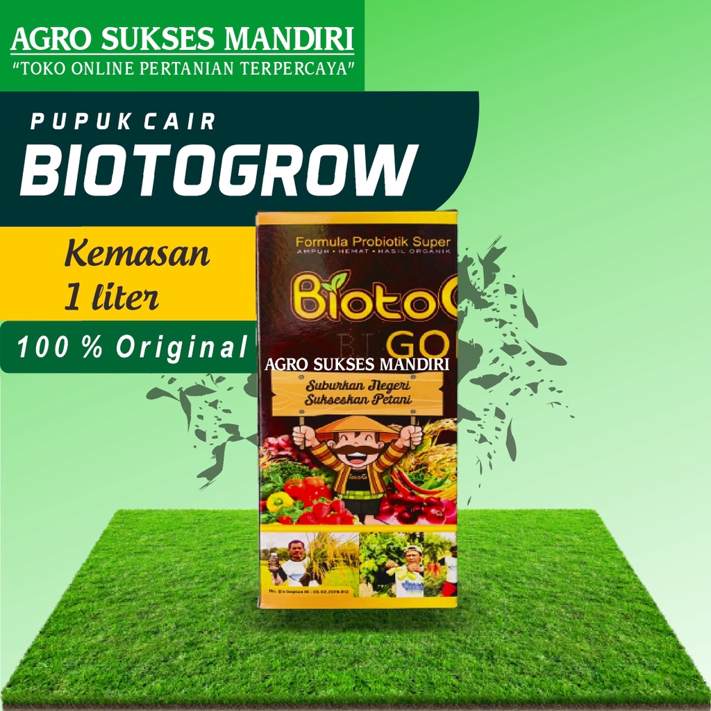Jual BiotoGrow Gold Original -1 liter/Pupuk Cair BiotoGrow GOLD Kemasan ...