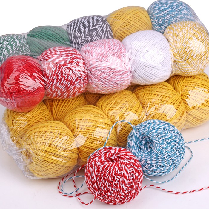 Jual Tali Rami Rajut Roll Gulungan Tali Merah Putih Pita Kado Murah ...