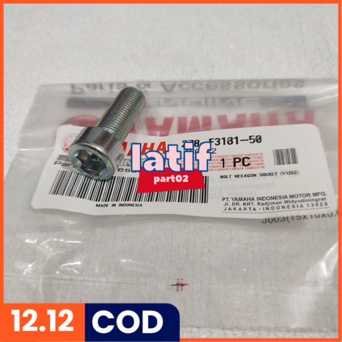 Jual Baut Tabung Shock Depan Hexagon RX King 278-F3181-50 Yamaha ...