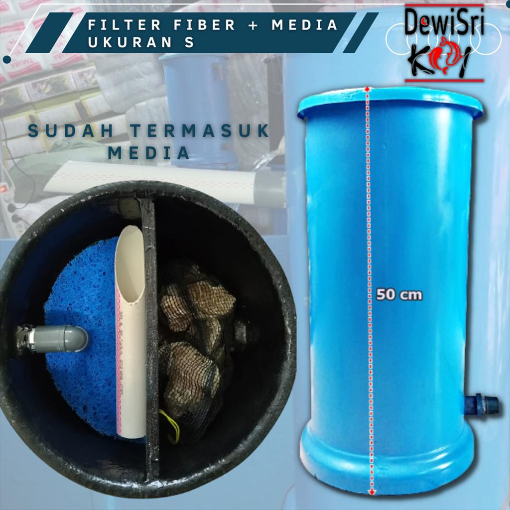 Jual Media Filter TONG ISI Tabung Chamber Kolam Ikan External Fiber ...