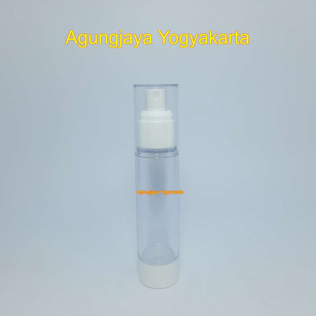 Jual Botol Vaccum 50 ml Natural Silinder / Botol Acrilic / Botol Serum ...