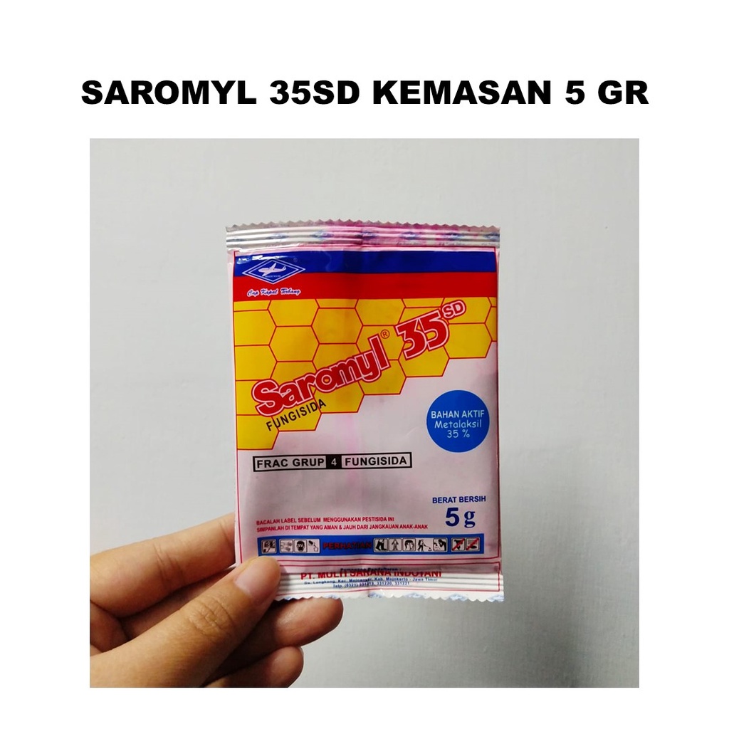 Jual Obat Anti Jamur Fungisida Perlakuan Benih Jagung Tembakau SAROMYL ...