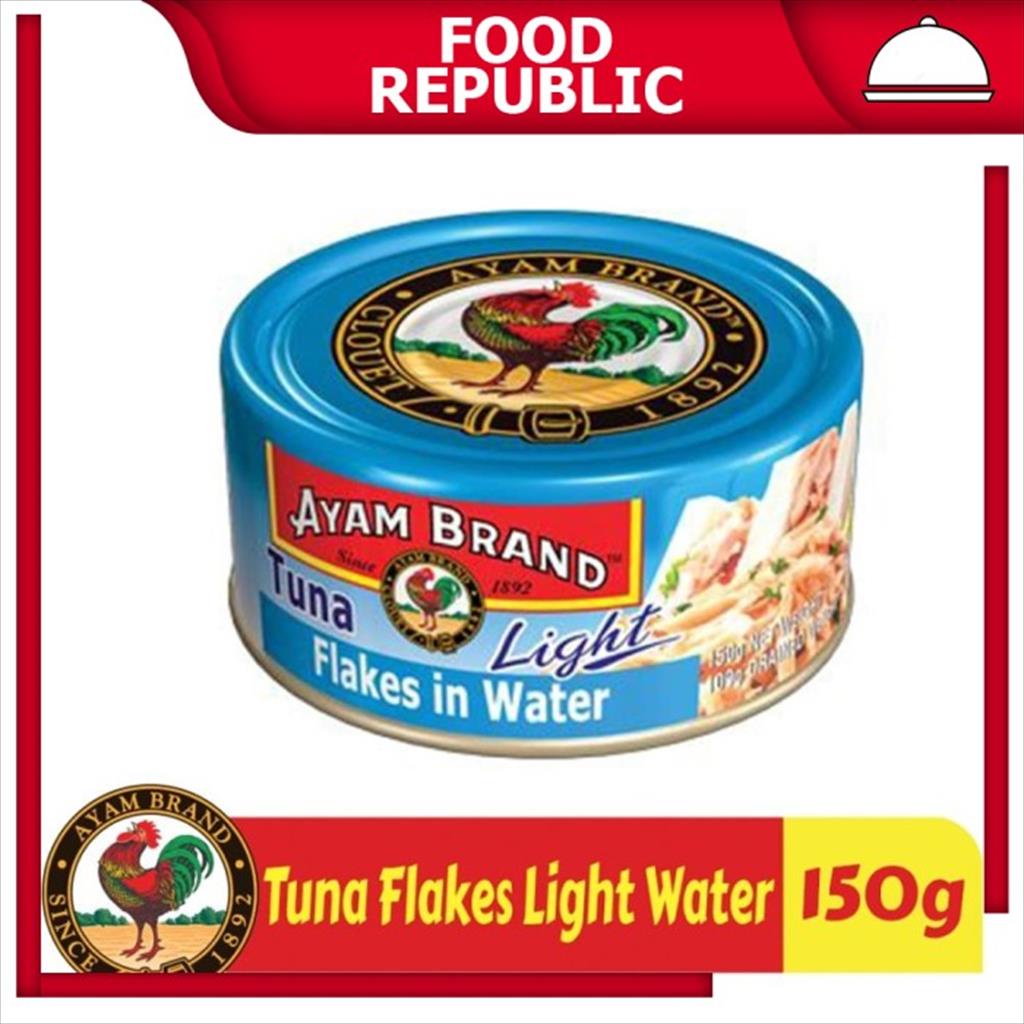 Jual Ayam Brand Tuna Flakes Light In Water 150 Gr Serpihan Tuna Dalam ...