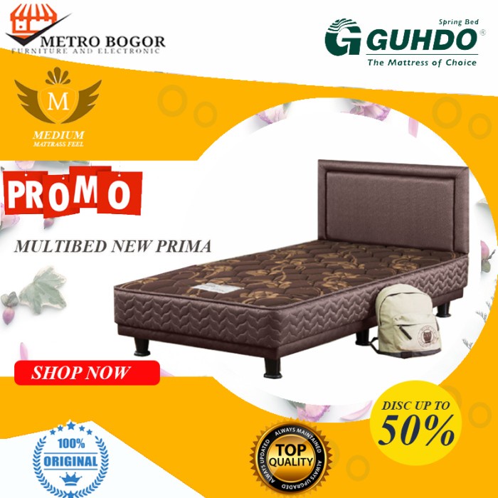 Jual Multibed New Prima - Guhdo Springbed - Tanpa sandaran, 90 x 200 | Shopee Indonesia