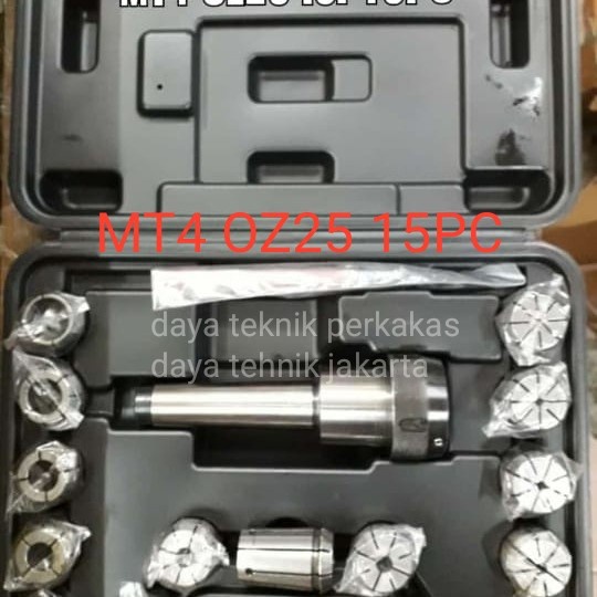 Jual collet chuck mt4 oz25 - asbor oz25 - COLET milling - arbor set Oz ...