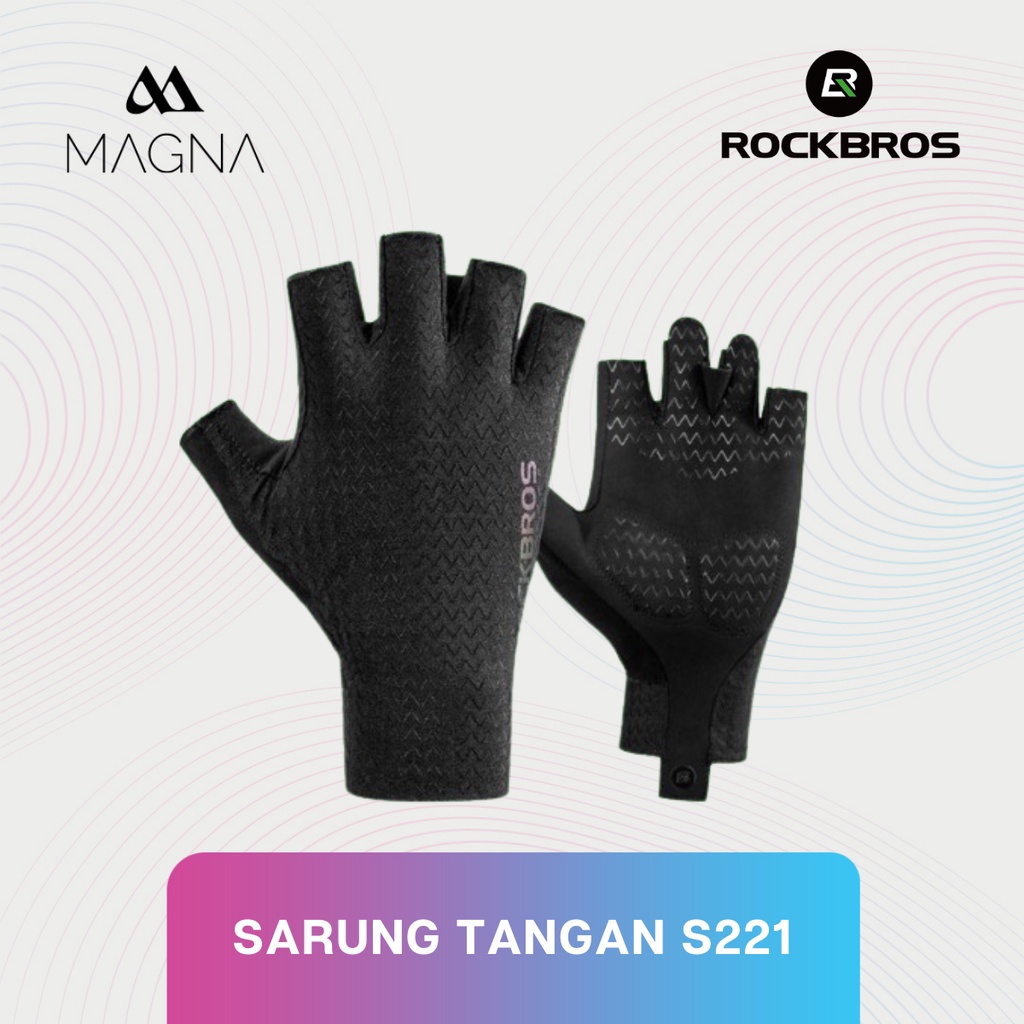 Jual Sarung Tangan Sepeda Motor Rockbros S221 Glove Gowes Gym Motor ...