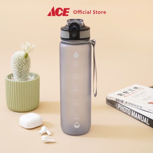 Jual Ace Ataru 1 ltr Botol Minum Sport Mono - Abu-Abu Water Drinking ...