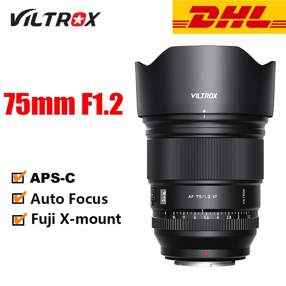 Jual PREORDER VILTROX 75mm F1.2 Auto Focus Lens Large Aperture Portrait APS-C for Fuji X ...