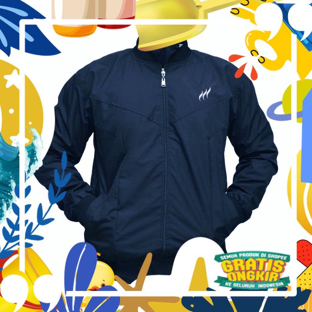 Jual Jaket Pria Model Bomber Kasual , Nyaman, Keren, Kualitas Bahan ...