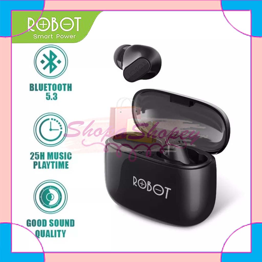 Jual TWS ROBOT T20S True Wireless Earphone Headset Bluetooth 5.3 ...