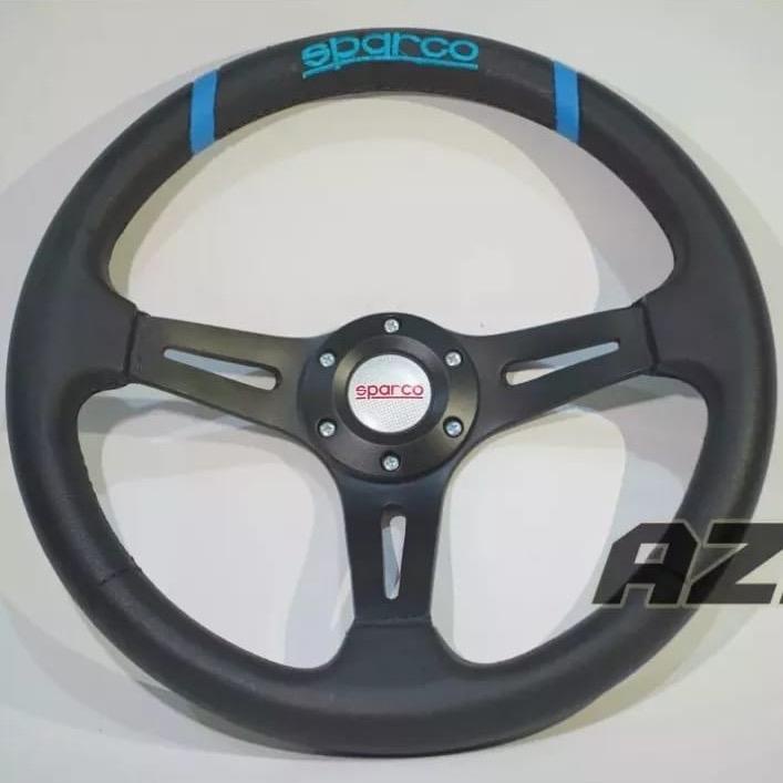 Jual Setir mobil racing ukuran 15 inci plat 3 warna full hitam | Shopee ...