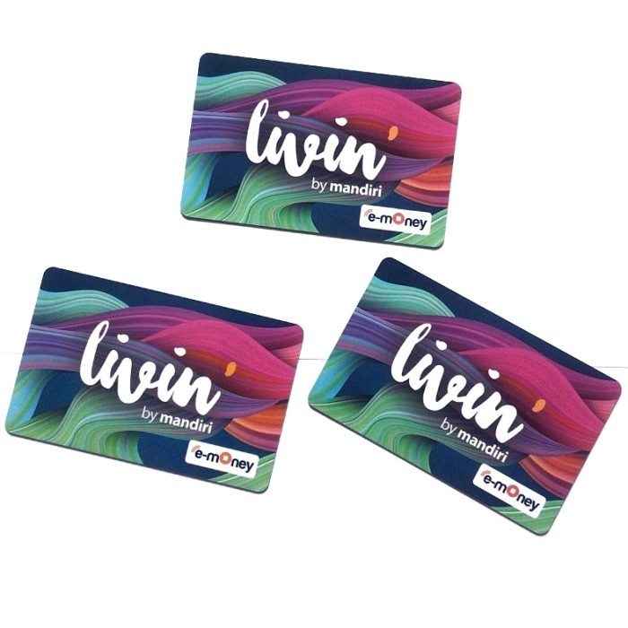 Jual KARTU EMONEY ETOLL CARD LIVIN MANDIRI SALDO 0 | Shopee Indonesia