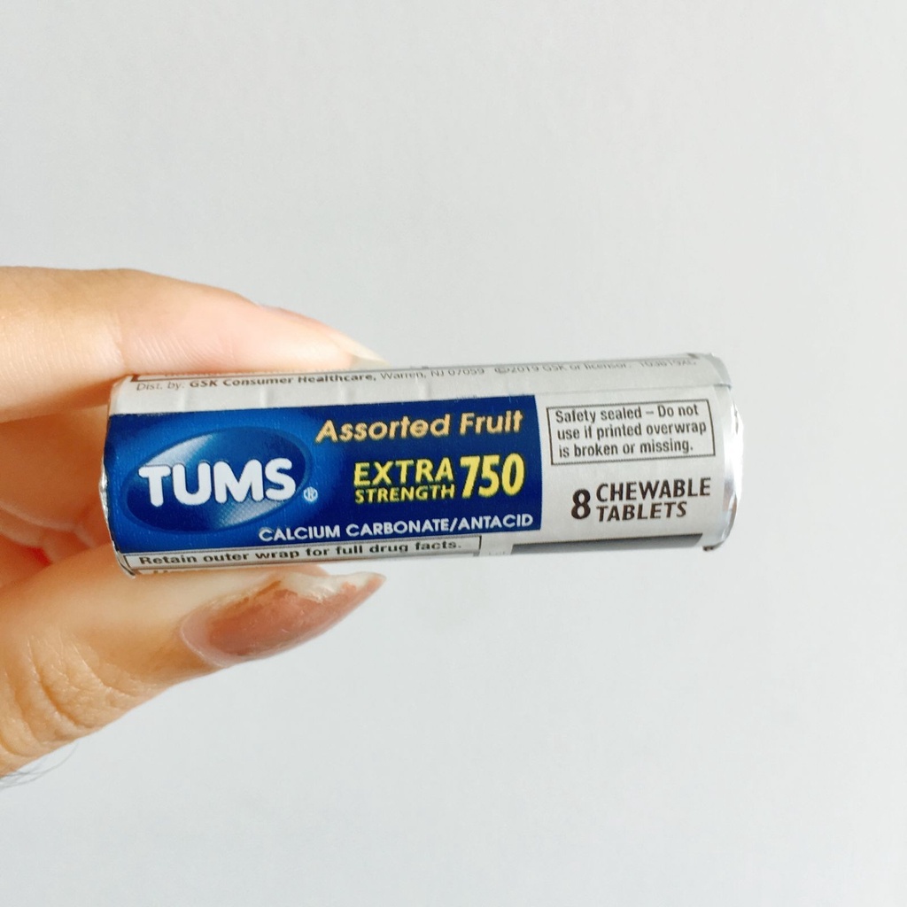 Jual TUMS EXTRA STRENGTH 750 SMOOTHIES ASSORTED FRUIT ROLL (ISI 8 ...