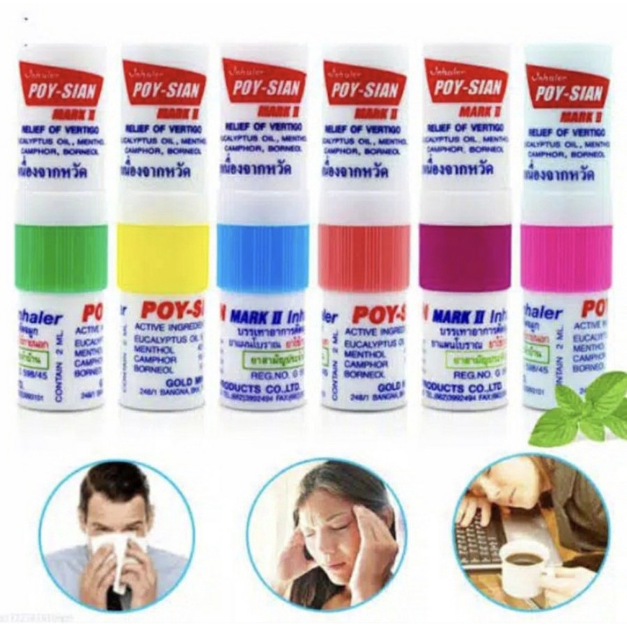 Jual Poy Sian Inhaler Minyak Angin Inhaler | Shopee Indonesia