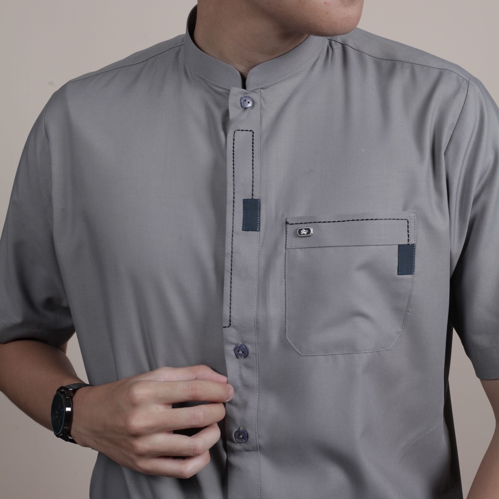 Jual QORI APPAREL JAMAL JM-C BAJU KOKO KEMEJA PRIA LENGAN PENDEK ...