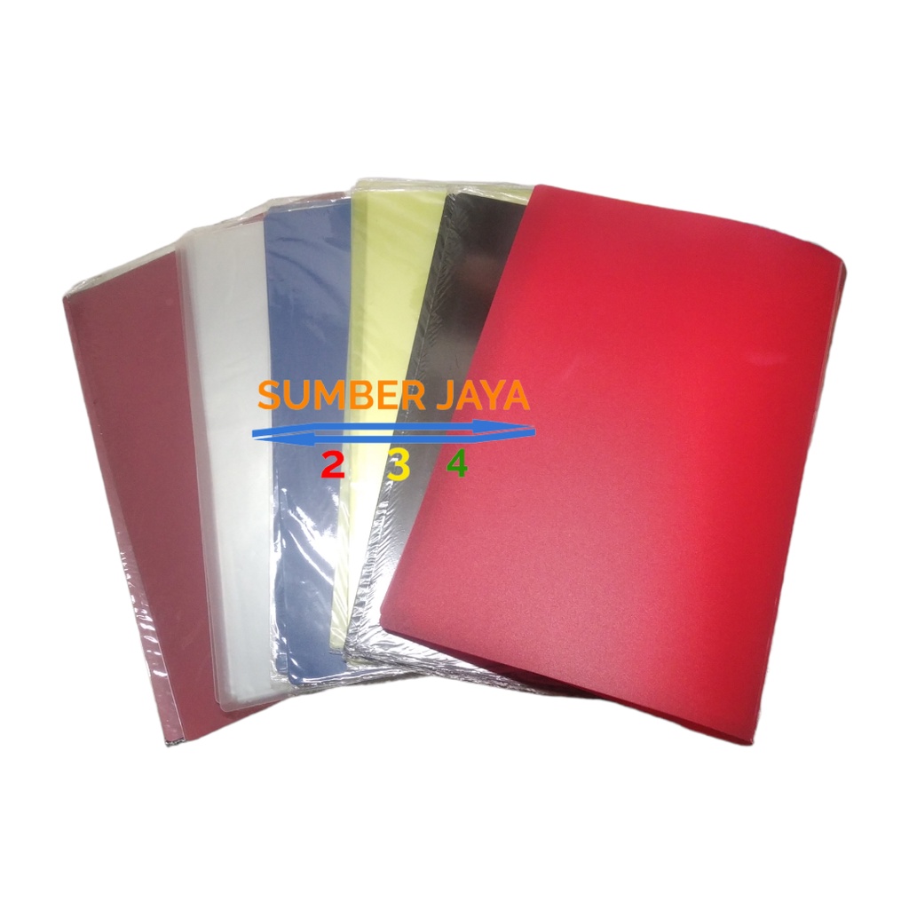 Jual CLEAR HOLDER 20 LEMBAR POLOS FOLIO / DISPLAY BOOK / DOCUMENT ...