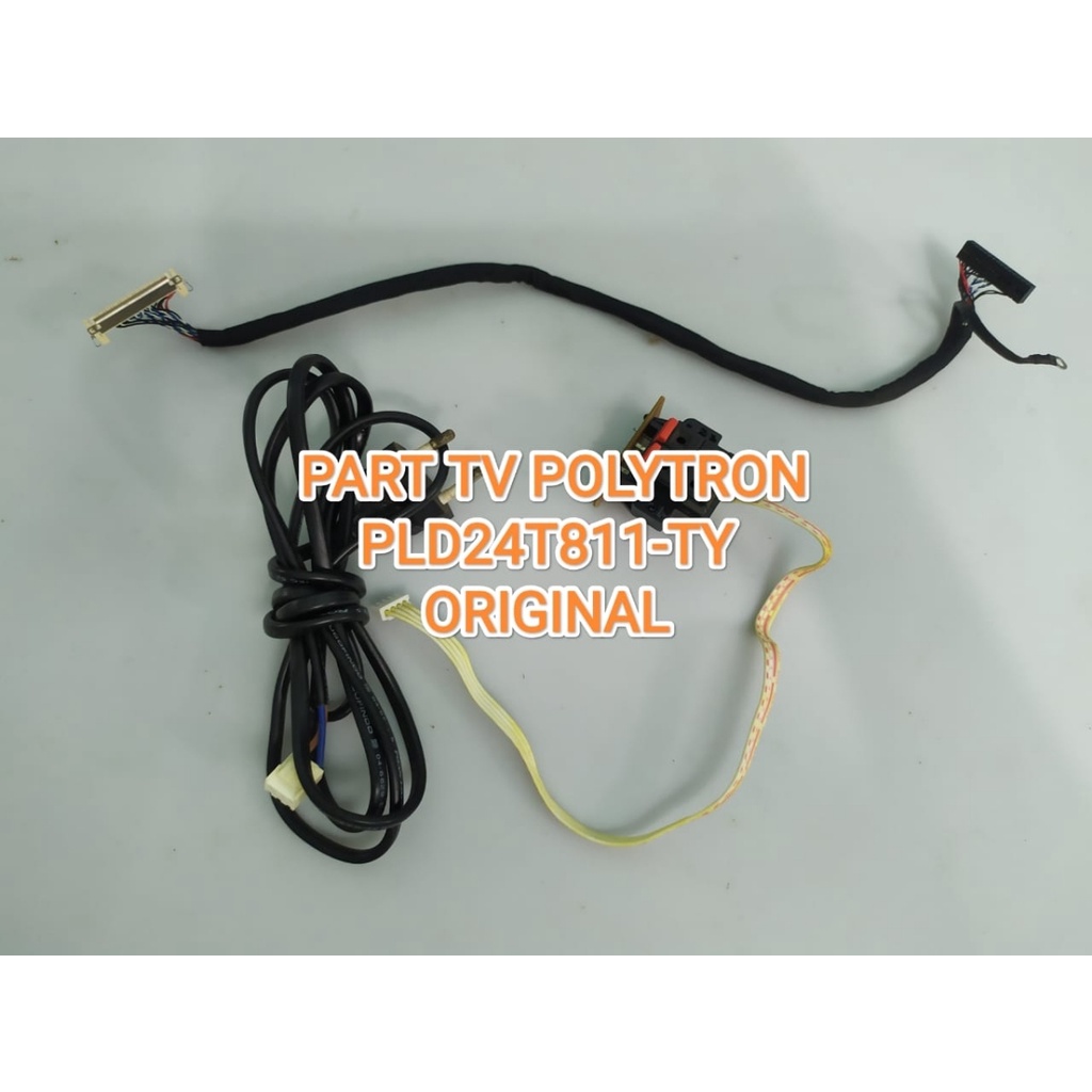 Jual PAKET KOMPONEN TV POLYTRON PLD24T811 TY LVDS-T SPK-VABLE AC ...
