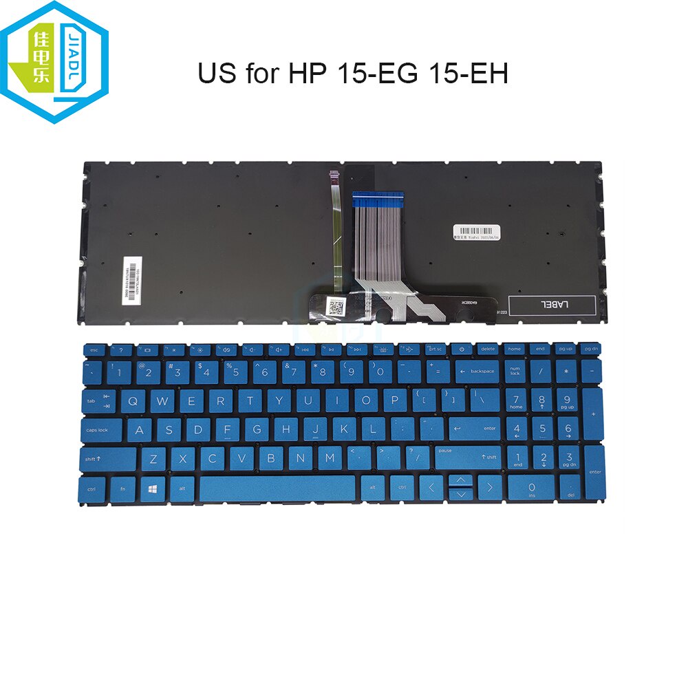 Jual Preorder Laptop Backlit Us English Keyboards For Hp 15 Eg 15 Eh