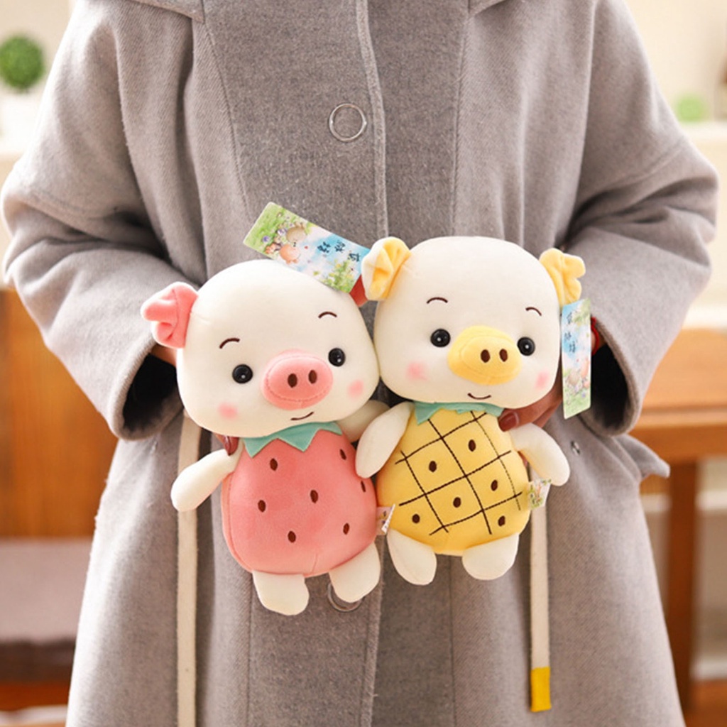 Jual Boneka kawaii Doll Boneka Babi Piggy isi Buah Nanas Semangka ...