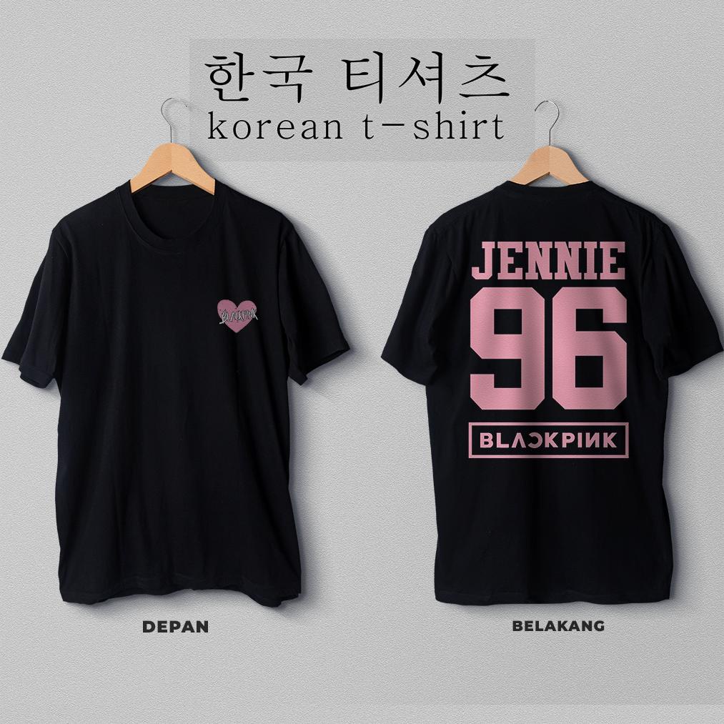 Jual BP 10 Kaos BLACKPINK Number JENNIE ROSE LISA JISO | Shopee Indonesia