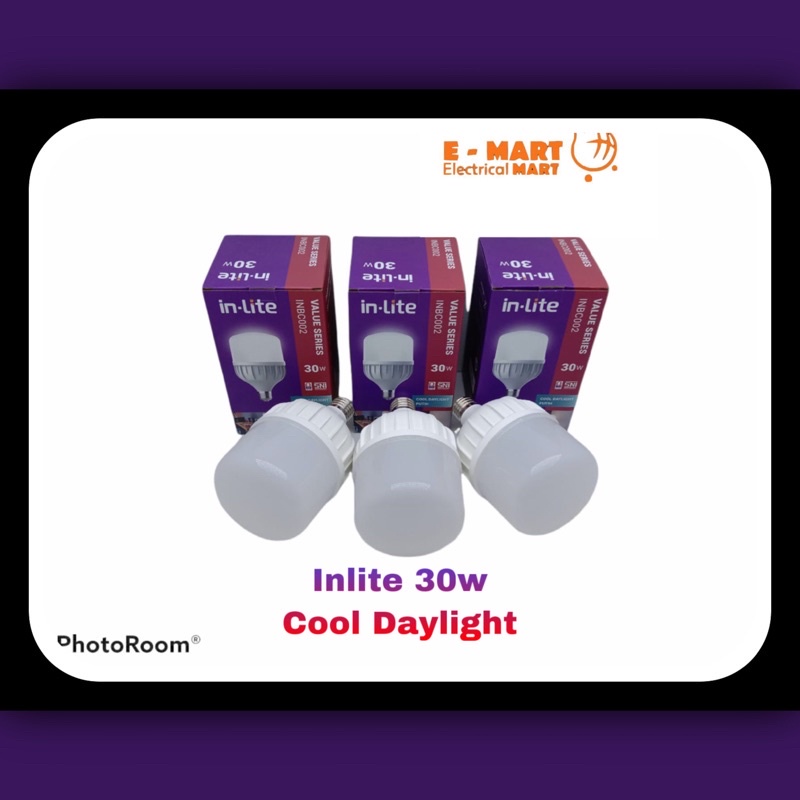 Jual Inlite LED Kapsul 30w Putih / Cool Daylight / LAMPU BOHLAM 30W | Shopee Indonesia