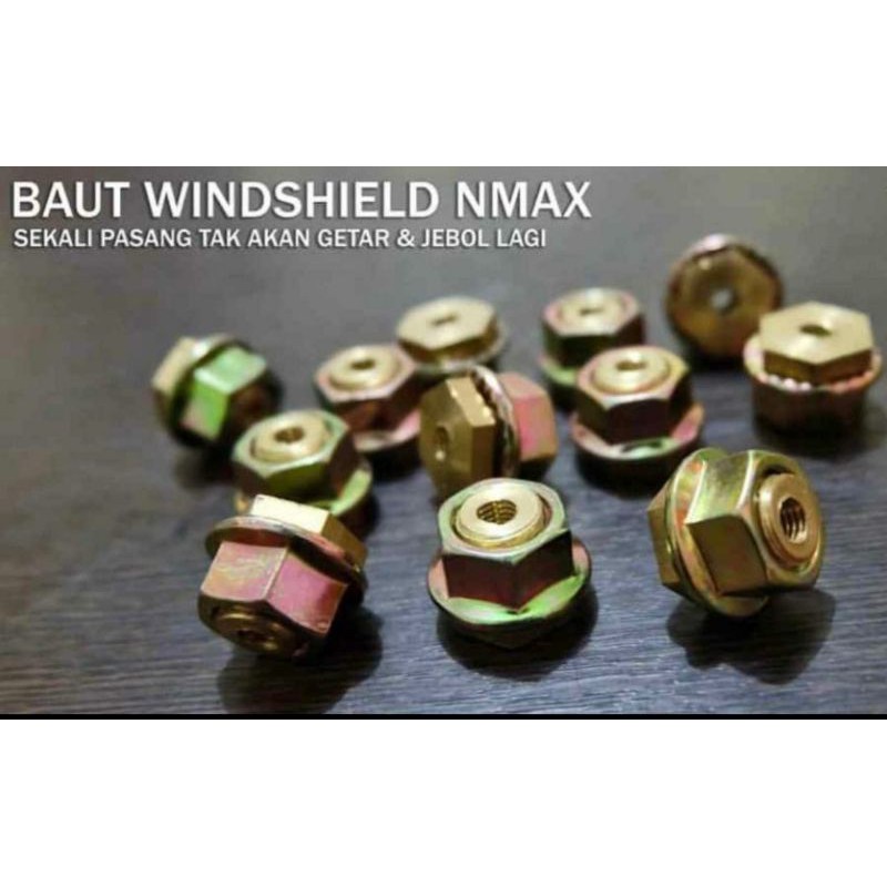 Jual Baut Visor Nmax / Baut Windshield Nmax / Baut Anti Jebol Nmax 4 ...