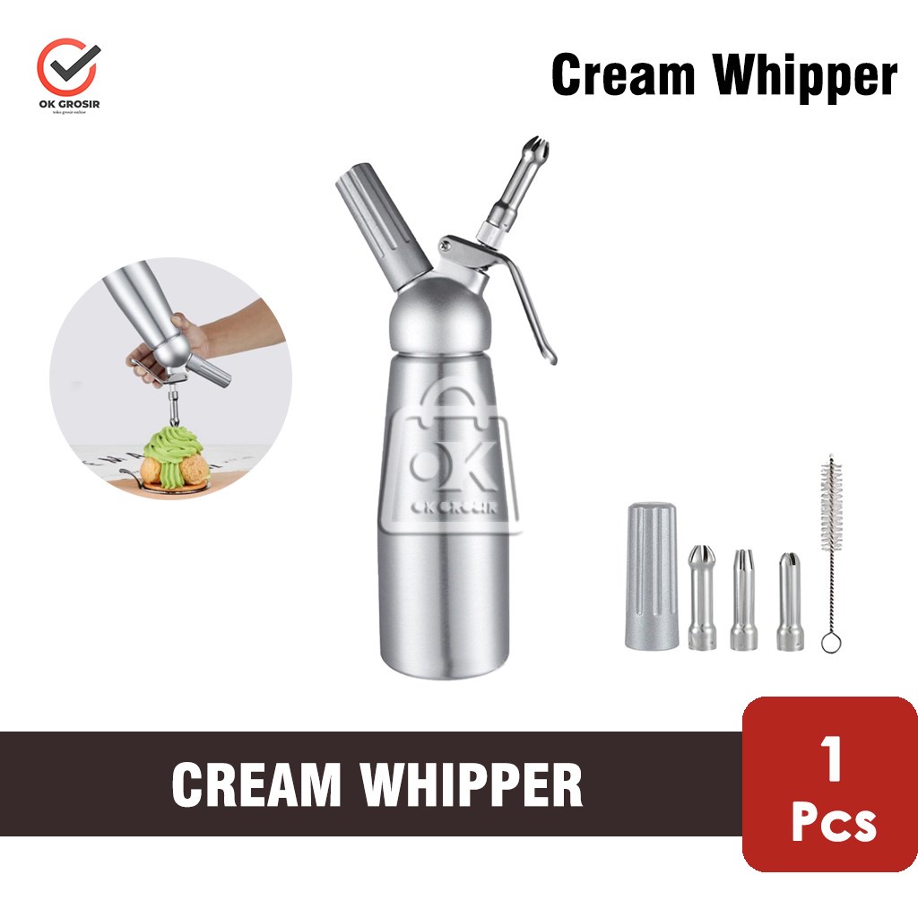 Jual Cream Whipper / Whipped Cream Dispenser 500gr / Alat Whip Cream (1 ...
