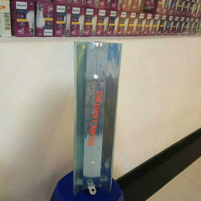 Jual KAP LAMPU TKO MIRROR/STANLES 1X18W (60CM) + FITTING | Shopee Indonesia