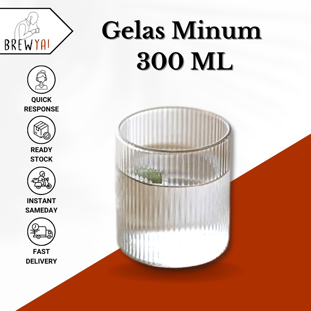 Jual Gelas Unik Kopi Teh Minuman Borosilicate Glass 300ml | Shopee Indonesia
