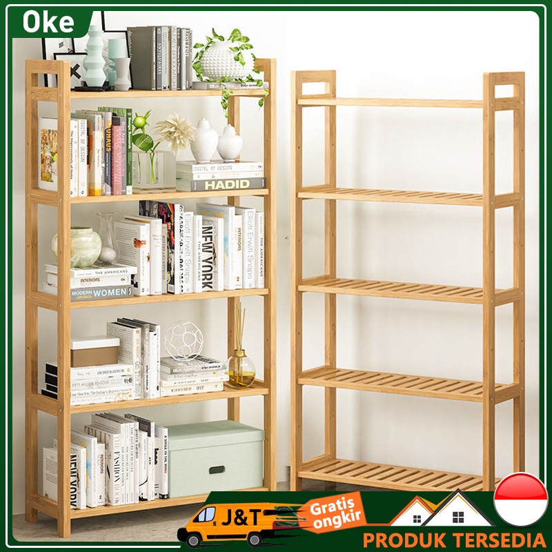 Jual Rak Penyimpanan/128cm Rak Kayu/Rak Serbaguna/Rak Sepatu/Rak Dapur ...