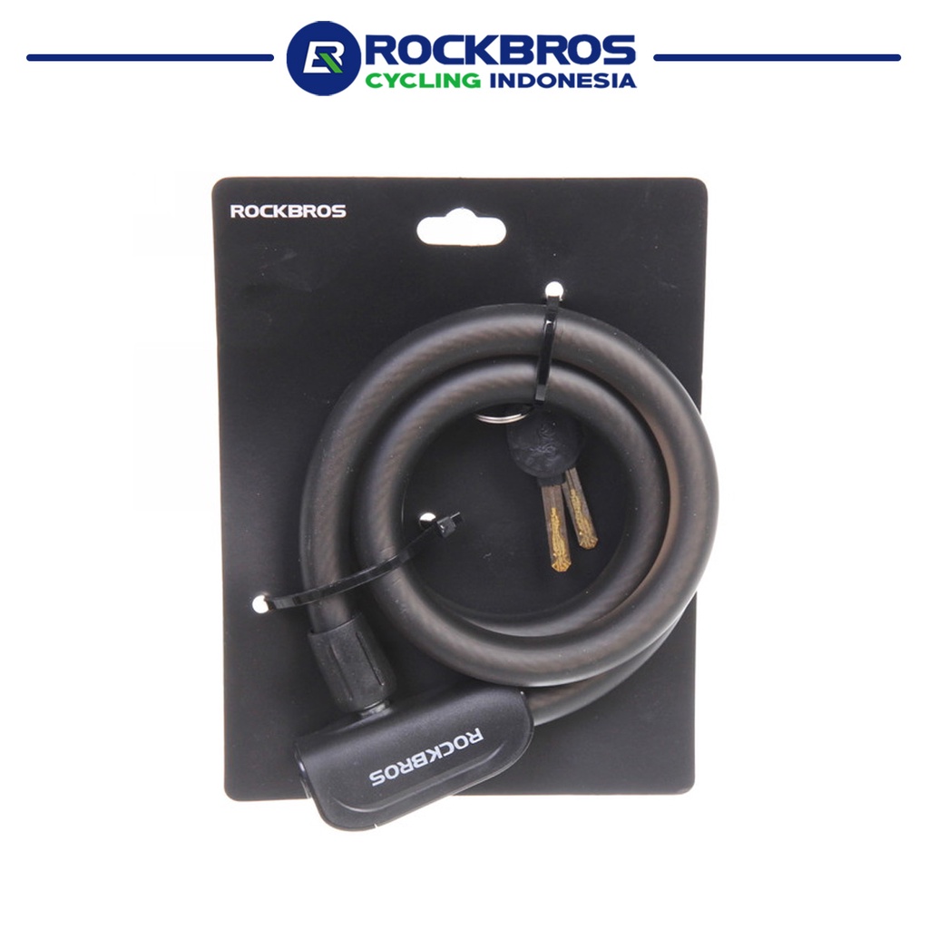 Jual ROCKBROS 32420515001 Kunci Gembok Sepeda Bike Bicycle Lock Ring ...