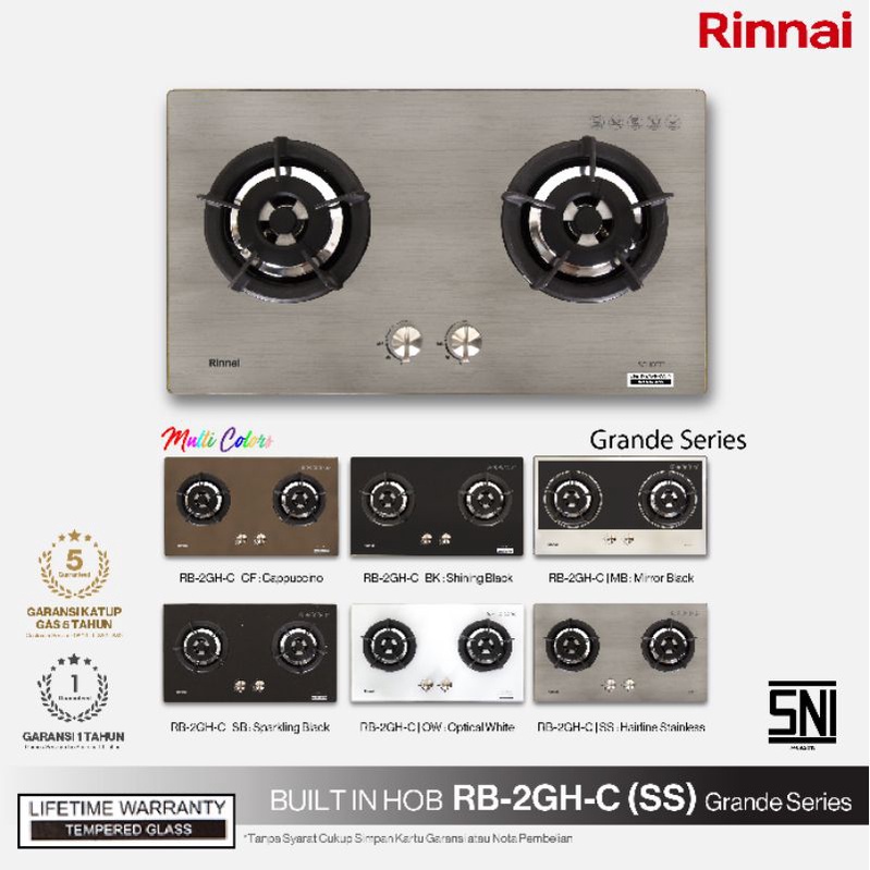 Jual Kompor Tanam Rinnai RB 2 GH | Shopee Indonesia