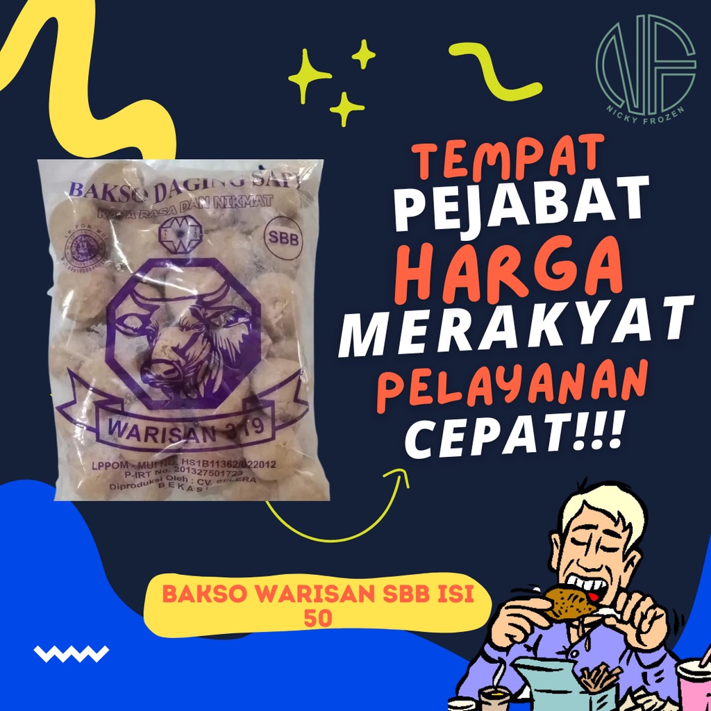 Jual WARISAN BAKSO SBB ISI 50 | Shopee Indonesia