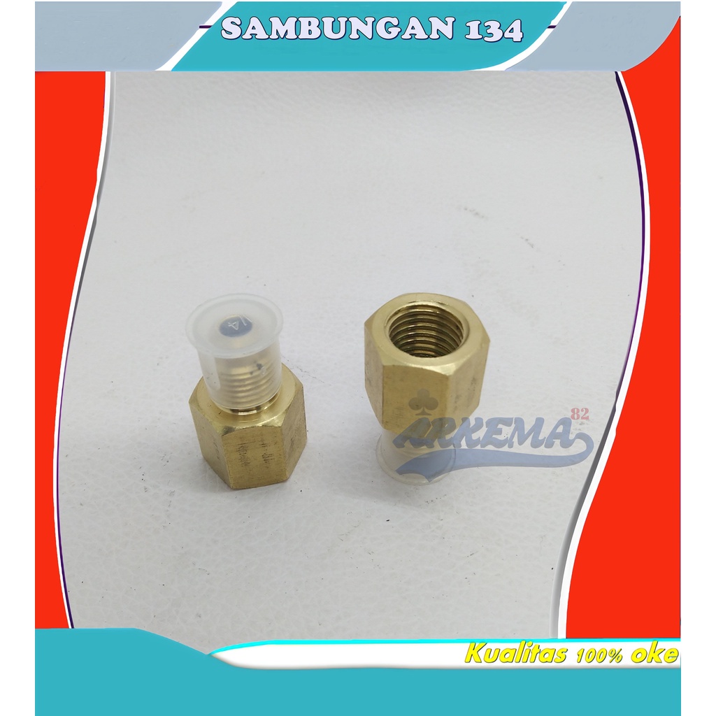 Jual SAMBUNGAN NEPEL R134 ADAPTER | NEPEL TABUNG GAS FREON KLEA R 134 5 ...