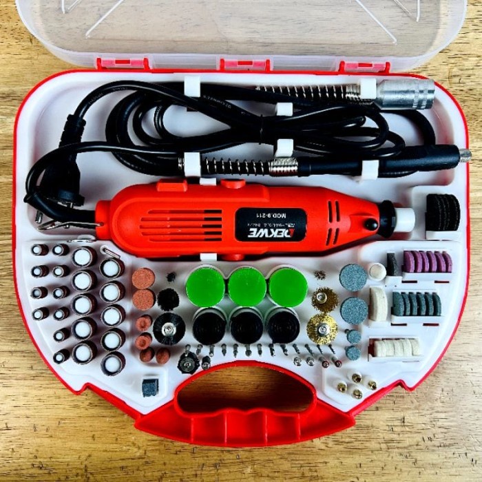 Jual DEKWE 9211 MESIN BOR BOTOL TUNER GERINDA MINI DIE GRINDER KIT ...