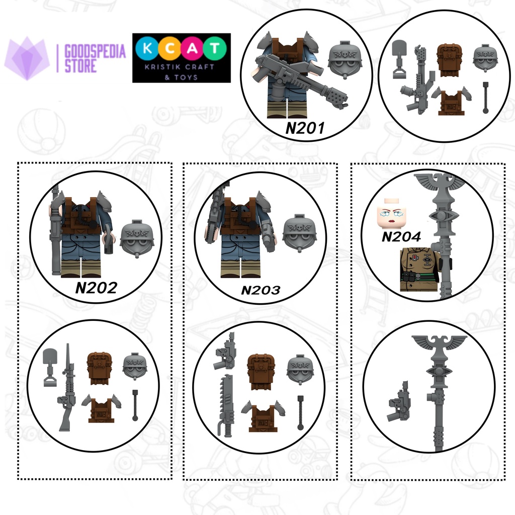 Jual Figure Mini Warhammer Death Korps of Krieg Pyro Soldier Sergeant ...