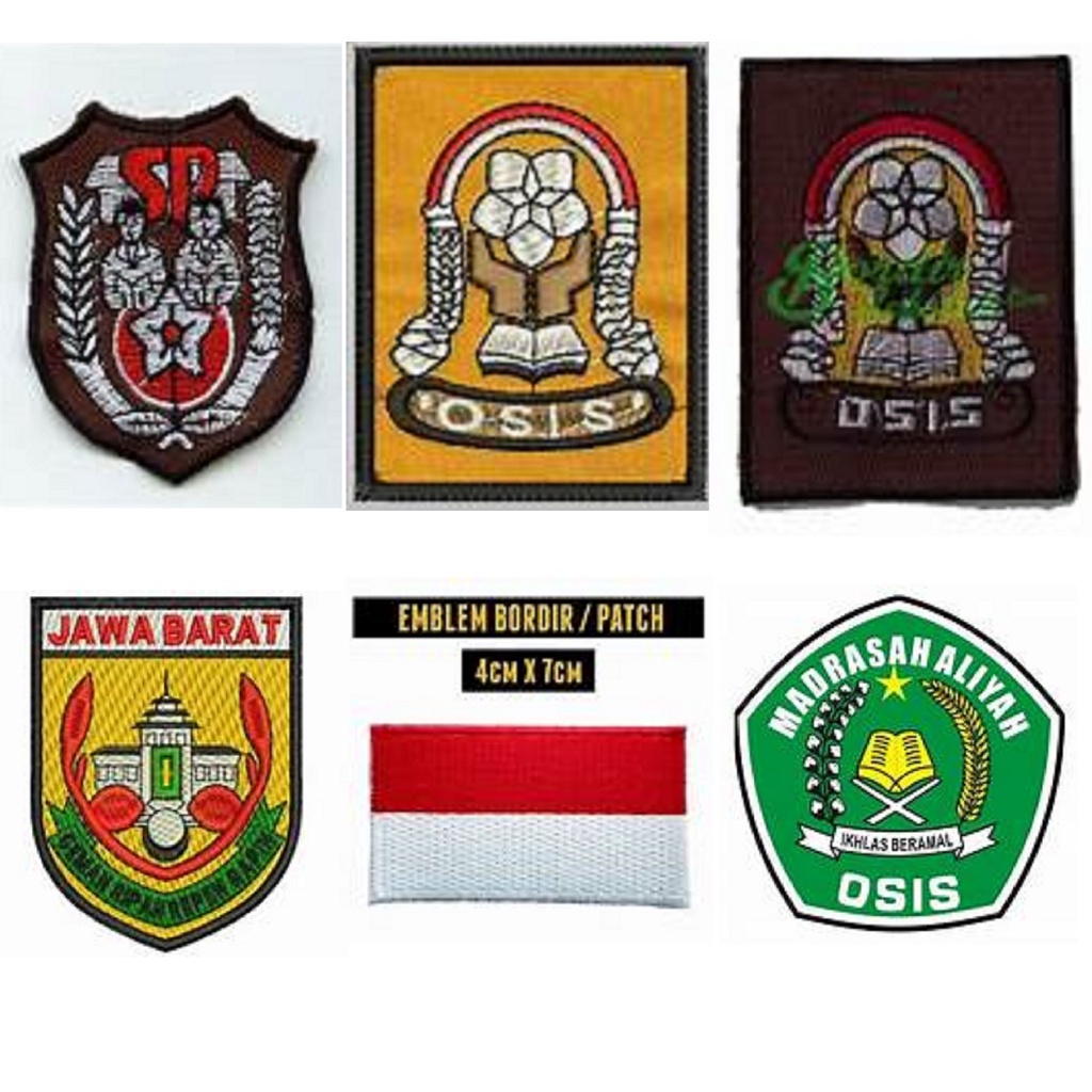 Jual LOGO BET OSIS Sekolah SD SMP SLTP SMU SMA SLTA PRAMUKA BENDERA ...