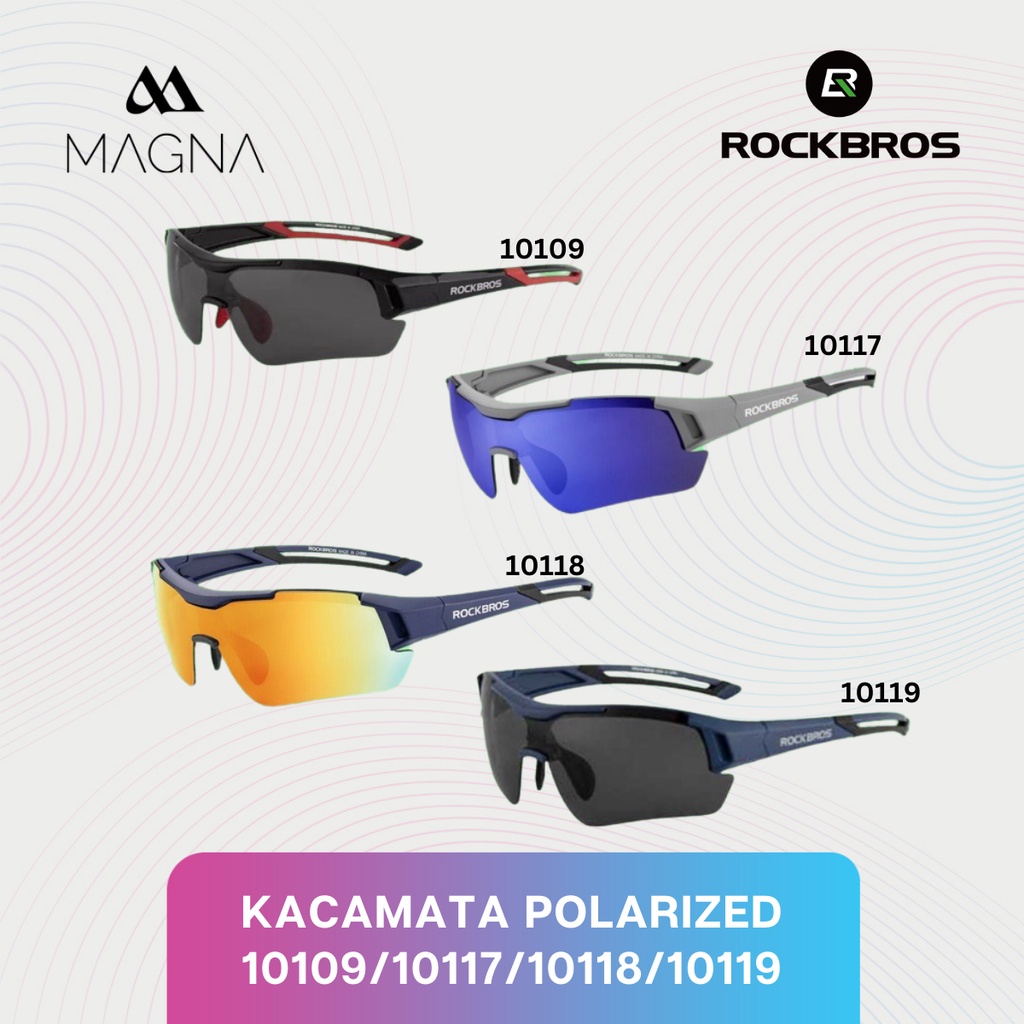 Jual Kacamata Sepeda ROCKBROS 10117 10118 10119 10109 Sunglasses Myopiaframe Kaca Mata Gowes ...
