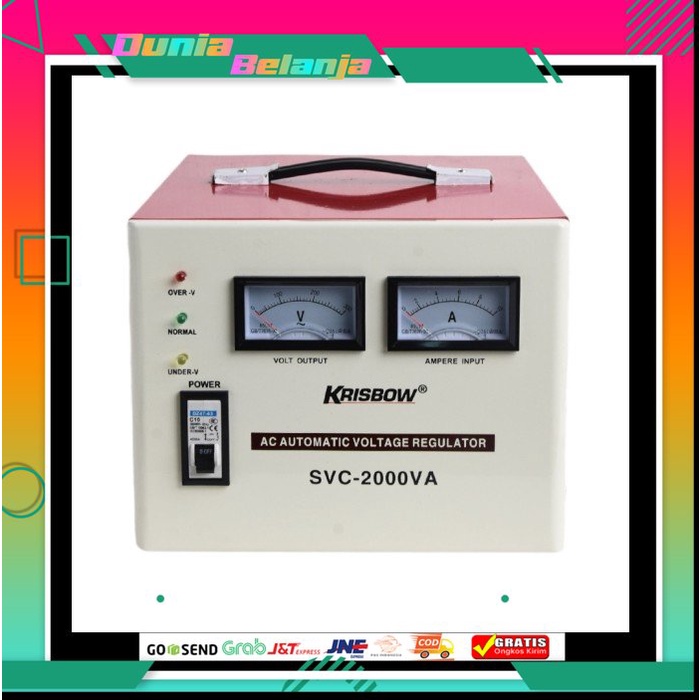 Jual Krisbow Stabilizer 2000 Watt Analog Stabilizer 2 kva | Shopee ...