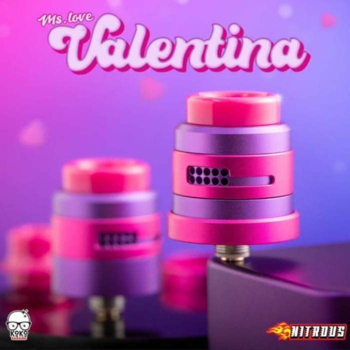Jual RDA Nitrous Dual Cap Only Valentina Edition RDA 22MM by Sarang ...