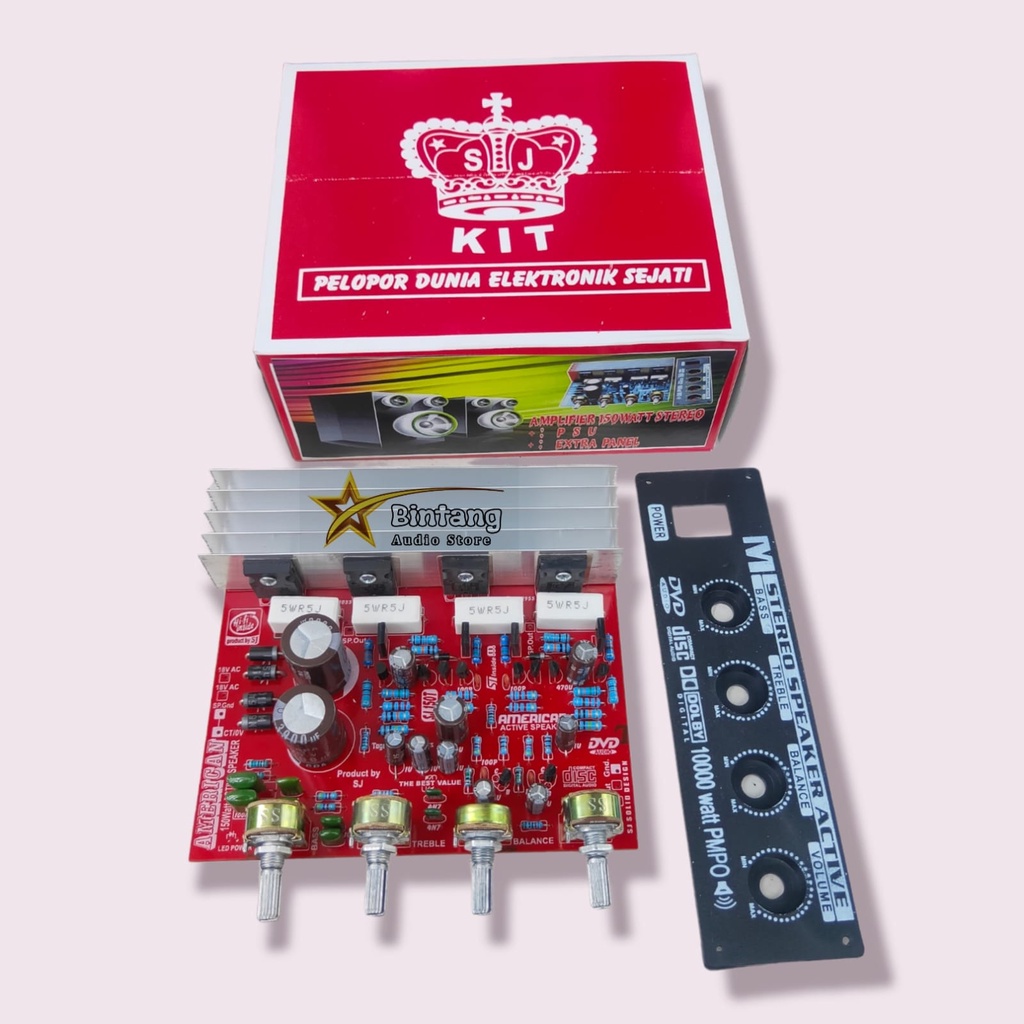 Jual Kit Driver Power Speaker Aktif Stereo 150 Watt Lengkap Tone ...