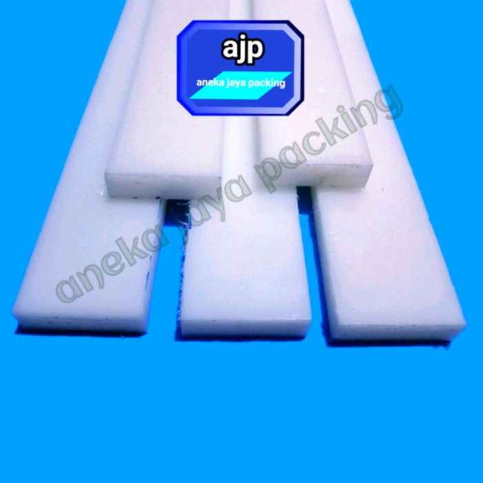 Jual nylon sheet 35mm x 75mm x 100mm polyethylene pe putih hdpe lembaran | Shopee Indonesia