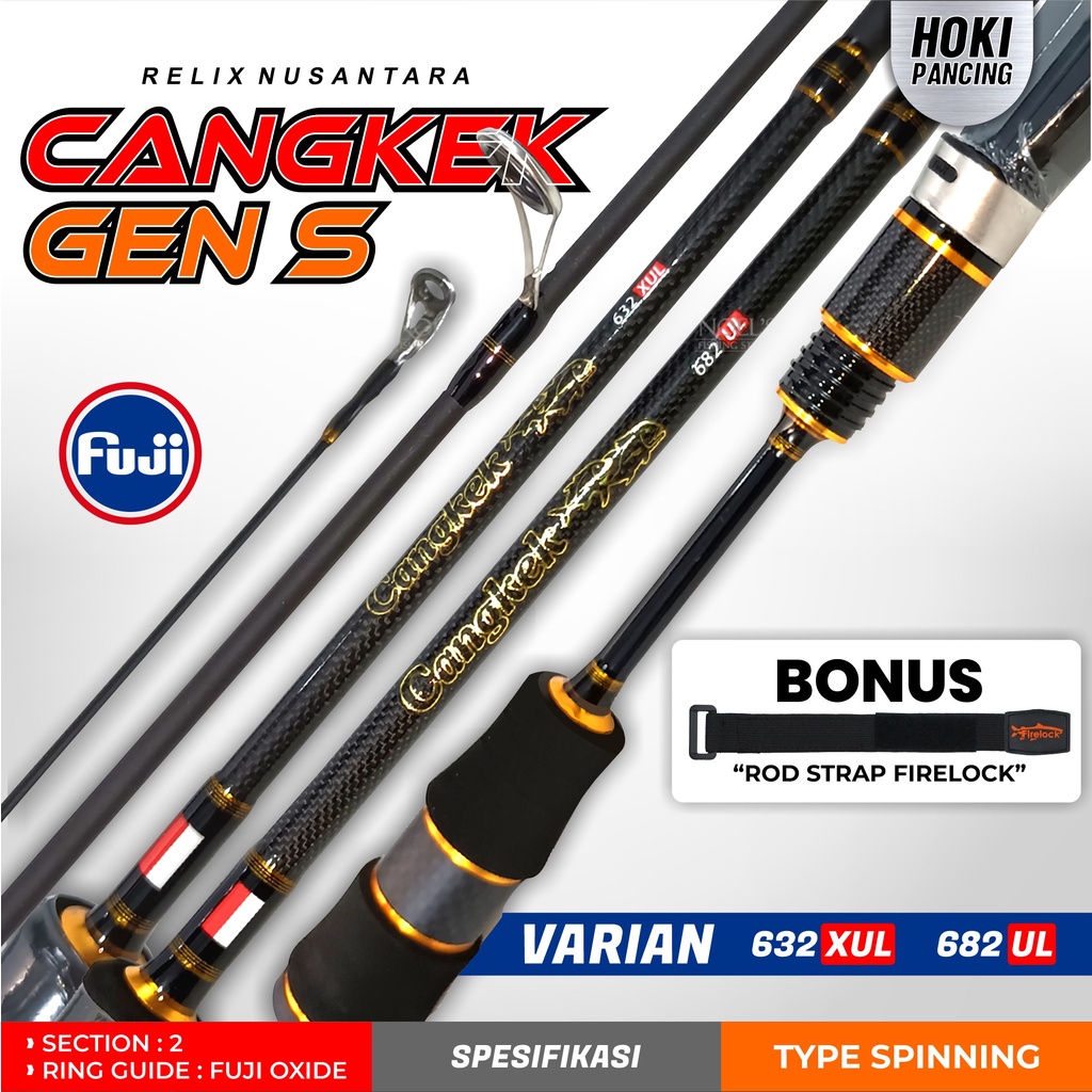 Jual RELIX NUSANTARA CANGKEK Joran Pancing / ROD 762 UL GEN S 682 UL BC ...