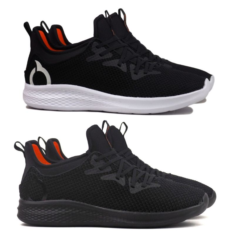 Jual Sepatu Casual Sneakers Ortuseight PHYTON - Black White Original ...