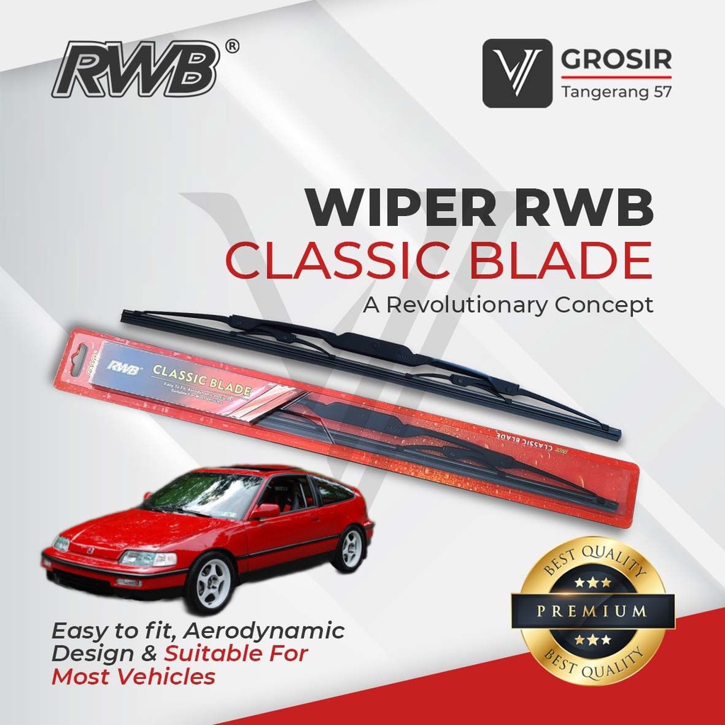 Jual WIPER Honda CRX GEN 2 1988-1991 Classic Blade RWB 2 PCS | Shopee ...