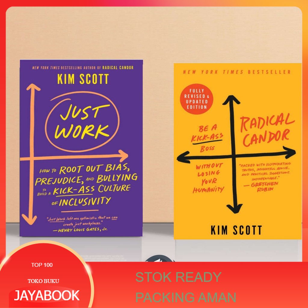 Jual (Eng) Kim Scott Books Collection (Radical Candor, Just Work ...