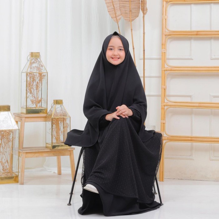 Jual Gamis anak perempuan 2 sampai 11 tahun/Rayya set series 1 Luthfia ...