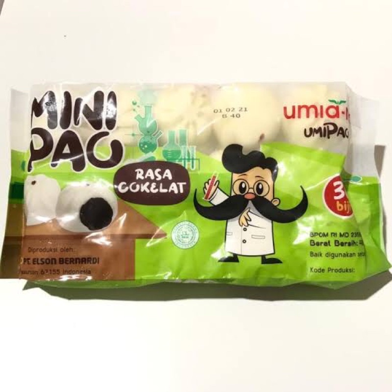 Jual umiami Minipao Coklat / mini pao / bakpao / roti coklat 30 pcs ...